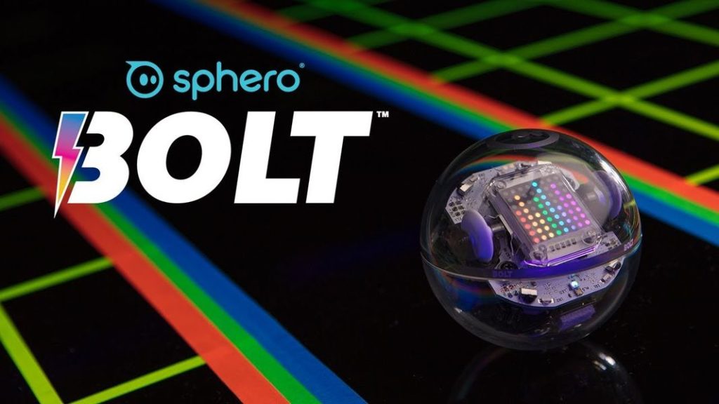 Sphero dévoile le Sphero Bolt, un nouveau robot sphérique avec une grille de LEDs programmable ...