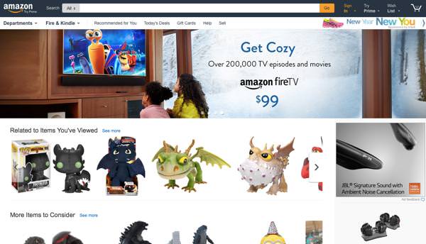 Amazon prépare une nouvelle refonte graphique de son site de vente ...