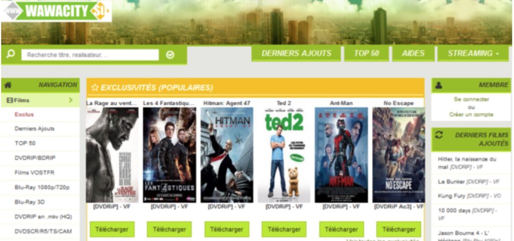 Le site de téléchargement WawaCity aussi fermé