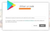 Play Store : il est maintenant possible d'utiliser les codes promo en ...