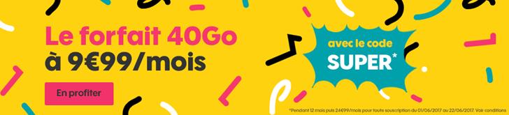 [Rappel - #Promo] Sosh : le forfait 40 Go (utilisables en France et Europe) à 9,99€/mois pendant ...