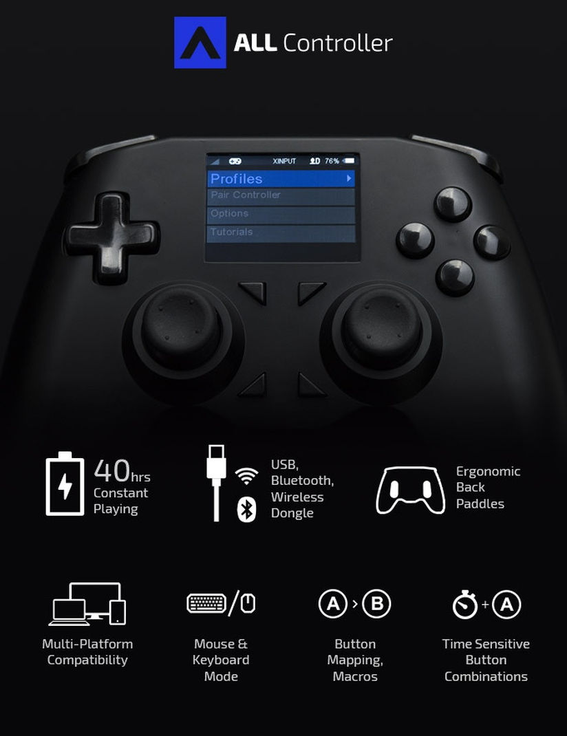 All Controller : la manette pour jouer sur TOUS les supports (PS4, Xbox ...