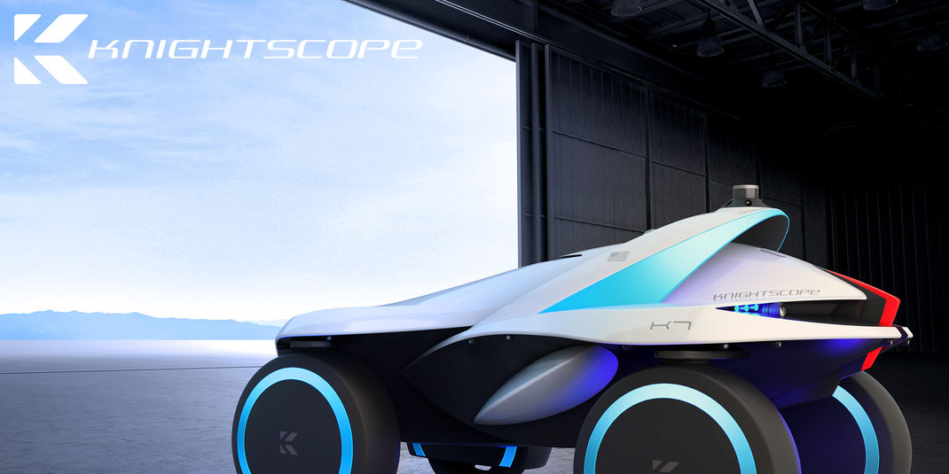 La société Knightscope dévoile un robot de sécurité...qui ressemble à ...
