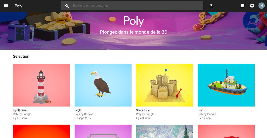 Poly : Google lance une plate-forme pour la distribution et l'échange d ...
