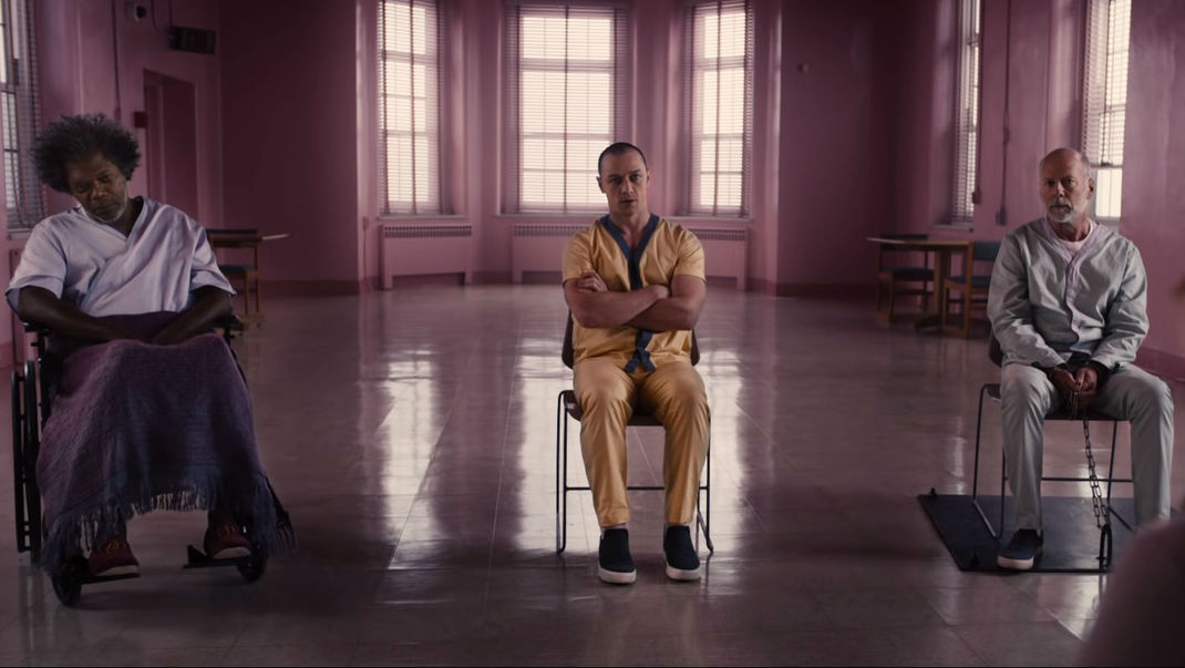 Glass : le cross-over Incassable/Split se dévoile à la Comic Con ...