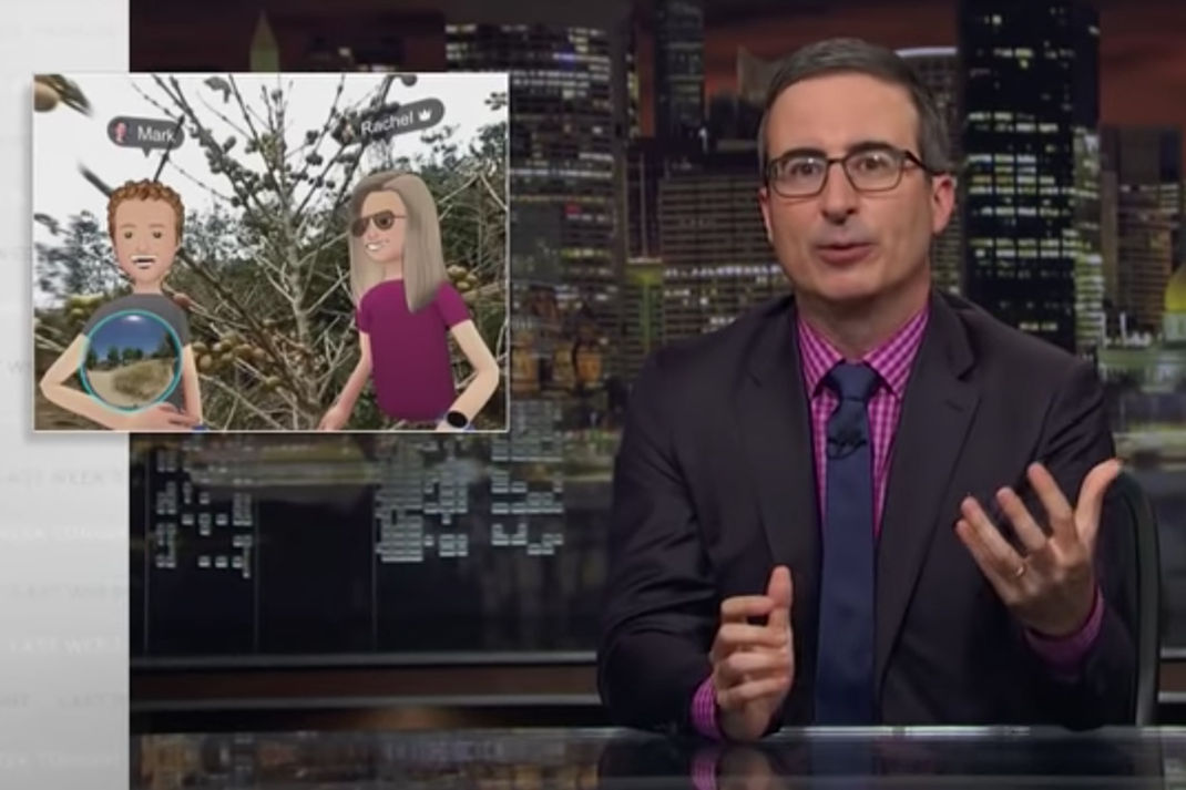 John Oliver se paye la tête de Facebook, et c'est cinglant (vidéo ...