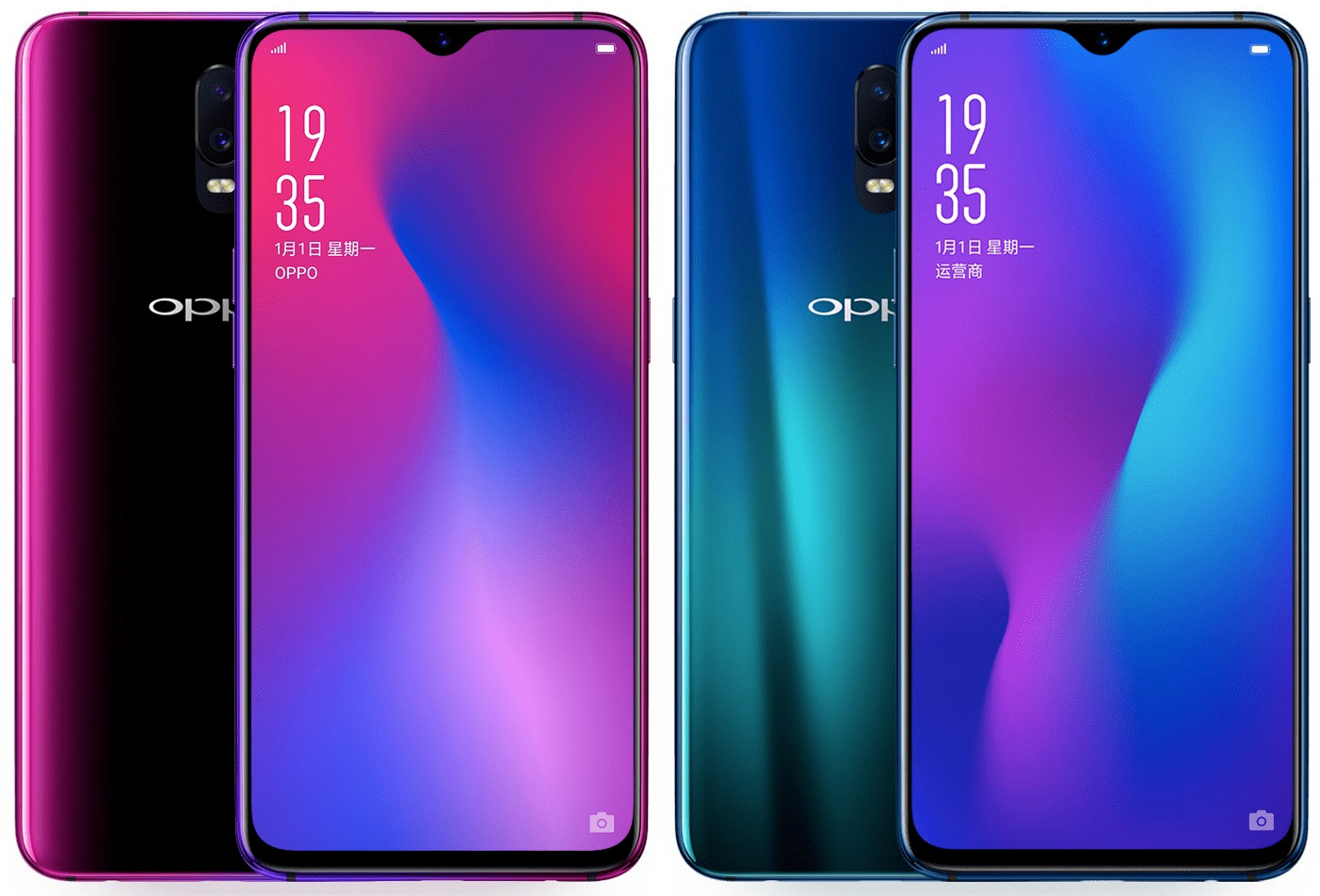 Le design du OnePlus 6T se dévoile grâce au Oppo R17 : encoche plus ...