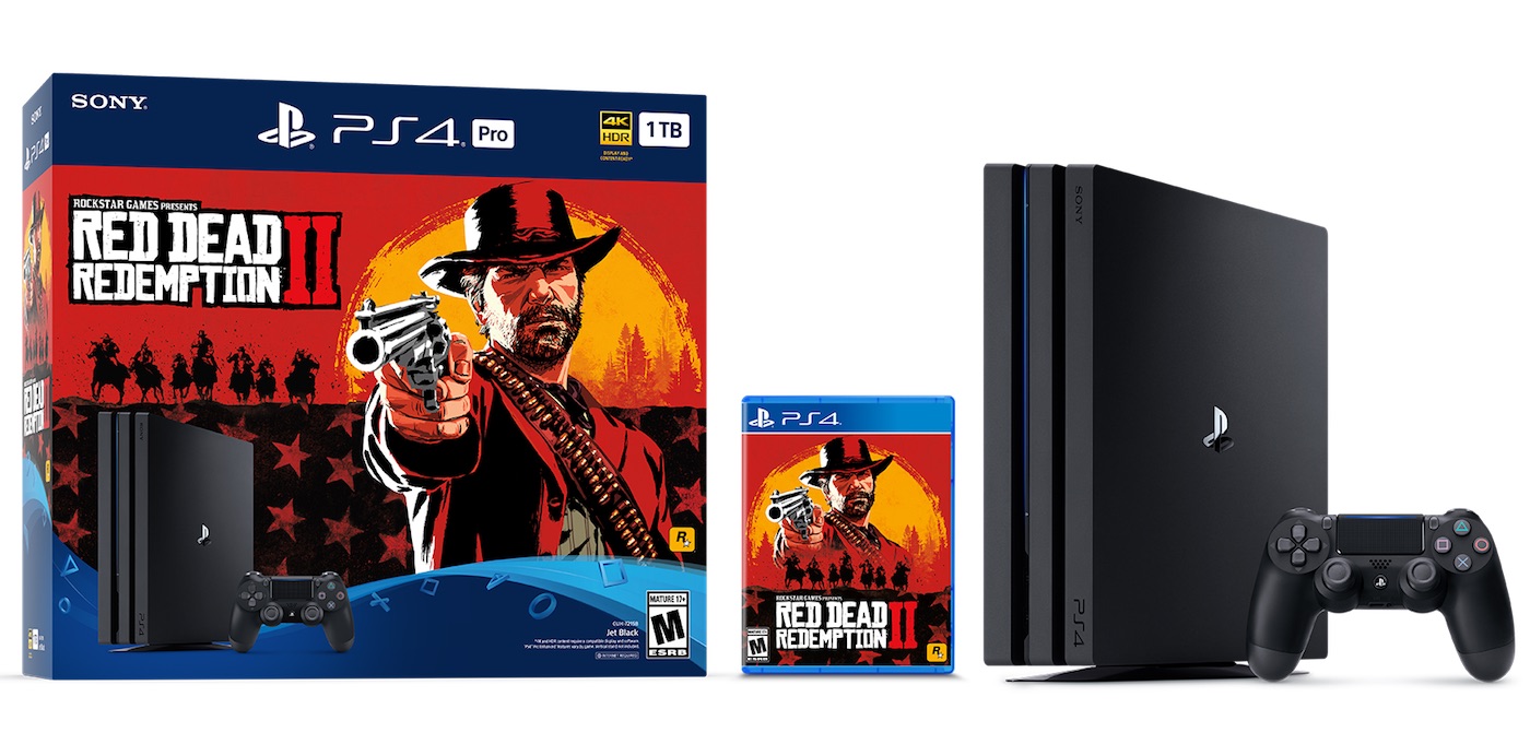PlayStation 4 et PlayStation 4 Pro : les packs avec Red Dead Redemption ...