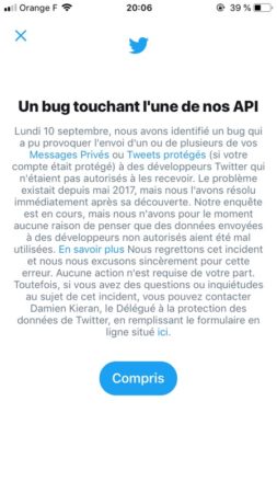 Twitter : un bug a permis de lire les messages privés de certains ...