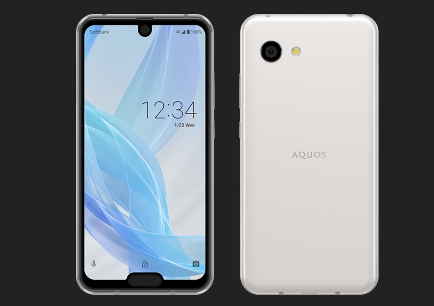 Sharp présente Aquos R2 Compact, un smartphone avec deux encoches ...