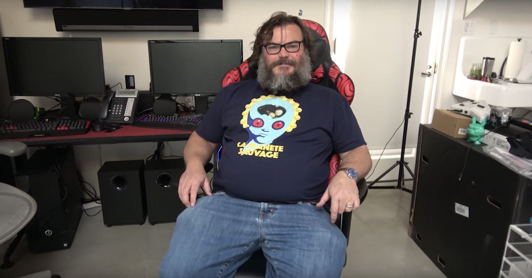 L'acteur Jack Black lance une chaîne YouTube sur les jeux vidéo... et ...