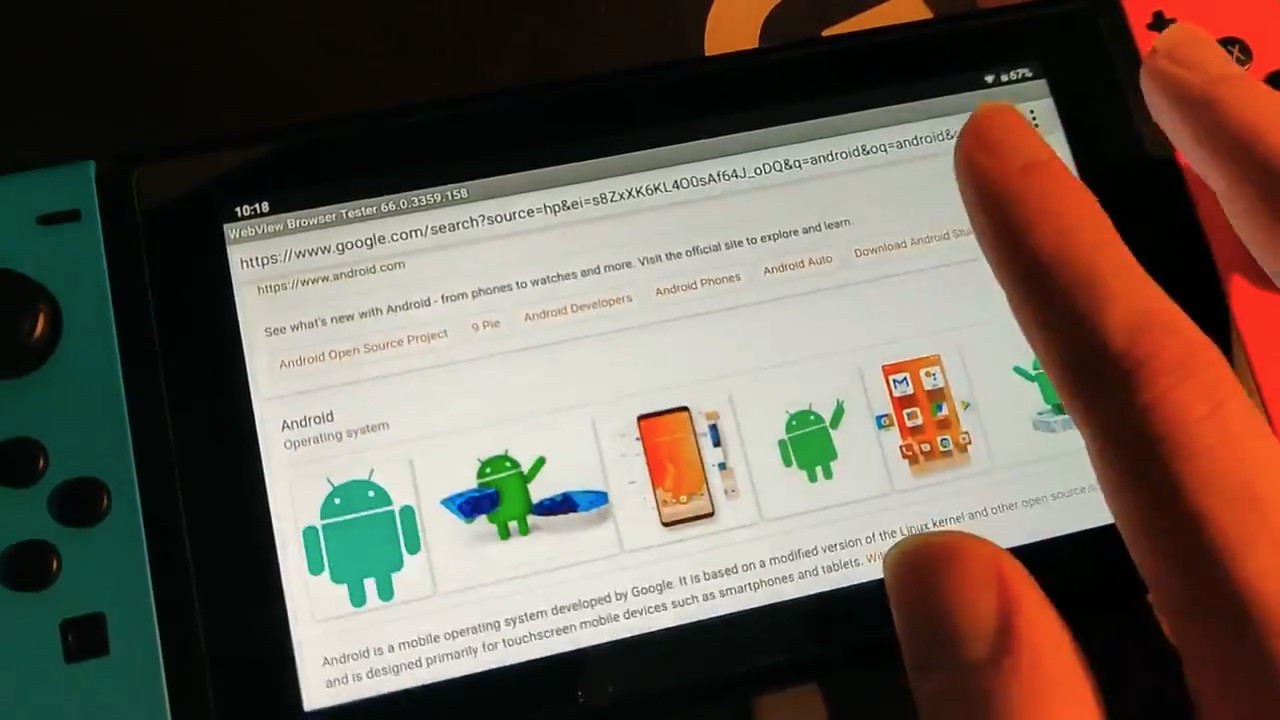 Vidéo : première démonstration du portage d'Android sur la Nintendo ...