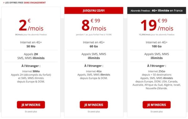 Free Mobile augmente la data à 60Go sur son forfait à 8,99€/mois - KultureGeek