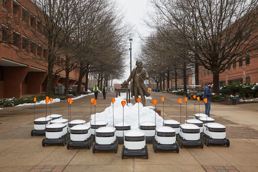 Une armada de robots de livraison envahit l'Université George Mason ...