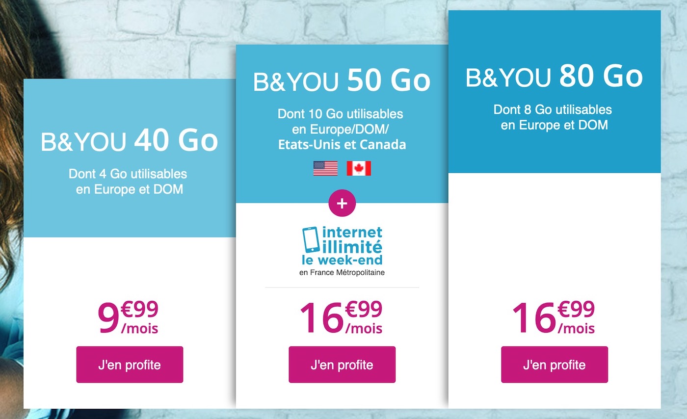 #Promo forfaits : Bouygues propose des promos valables à vie pour 40, 50 et 80 Go - KultureGeek