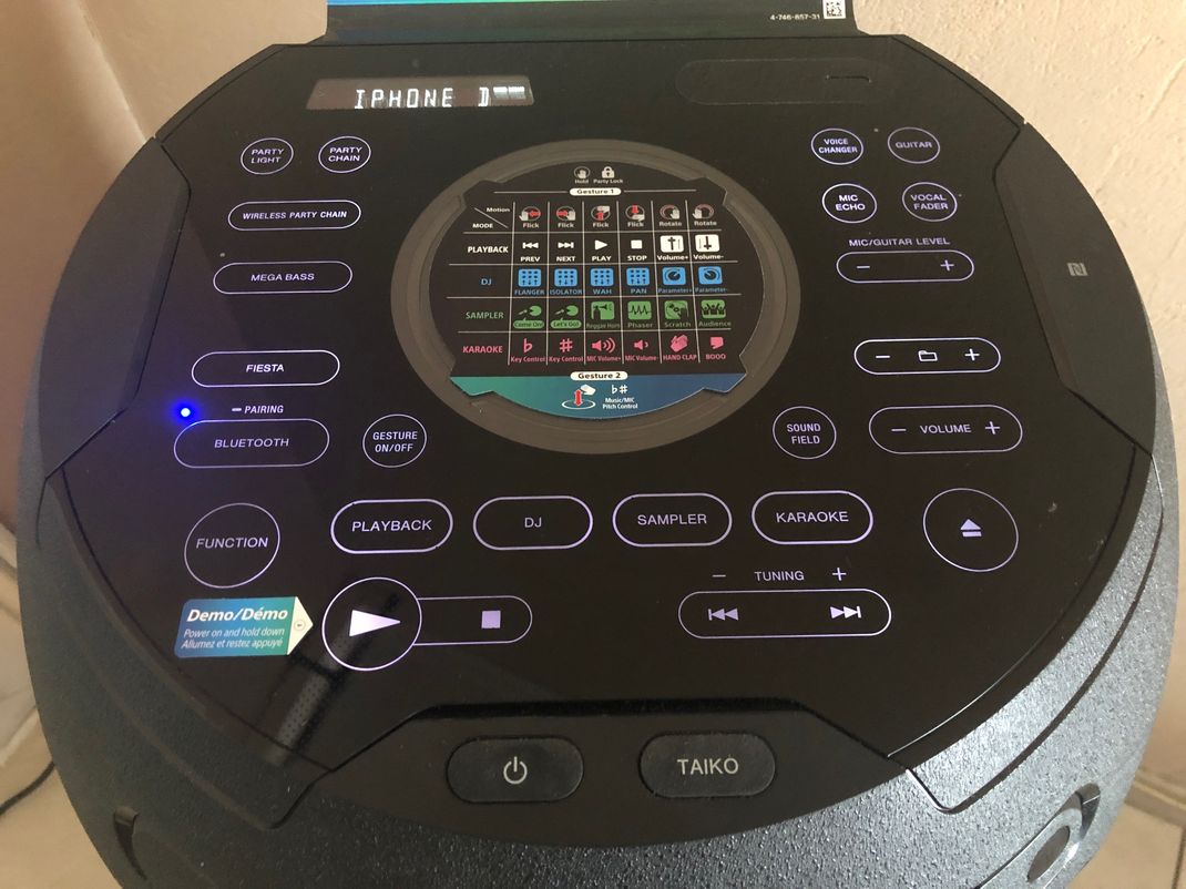 [Test] Sony MHC-V72D : le plein de fonctions, et du gros son... plutôt ...