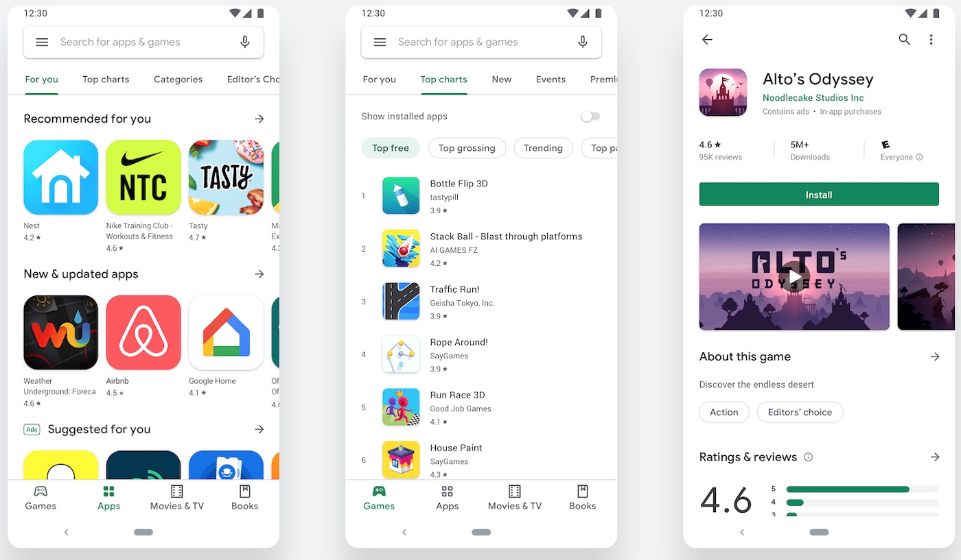 Android Le Google Play Store Change D interface Et Passe Au Material Android Le Google Play Store Change D interface Et Passe Au Material
