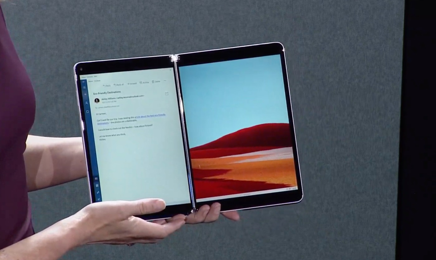 Surface Neo : Microsoft présente sa Surface avec deux écrans - KultureGeek