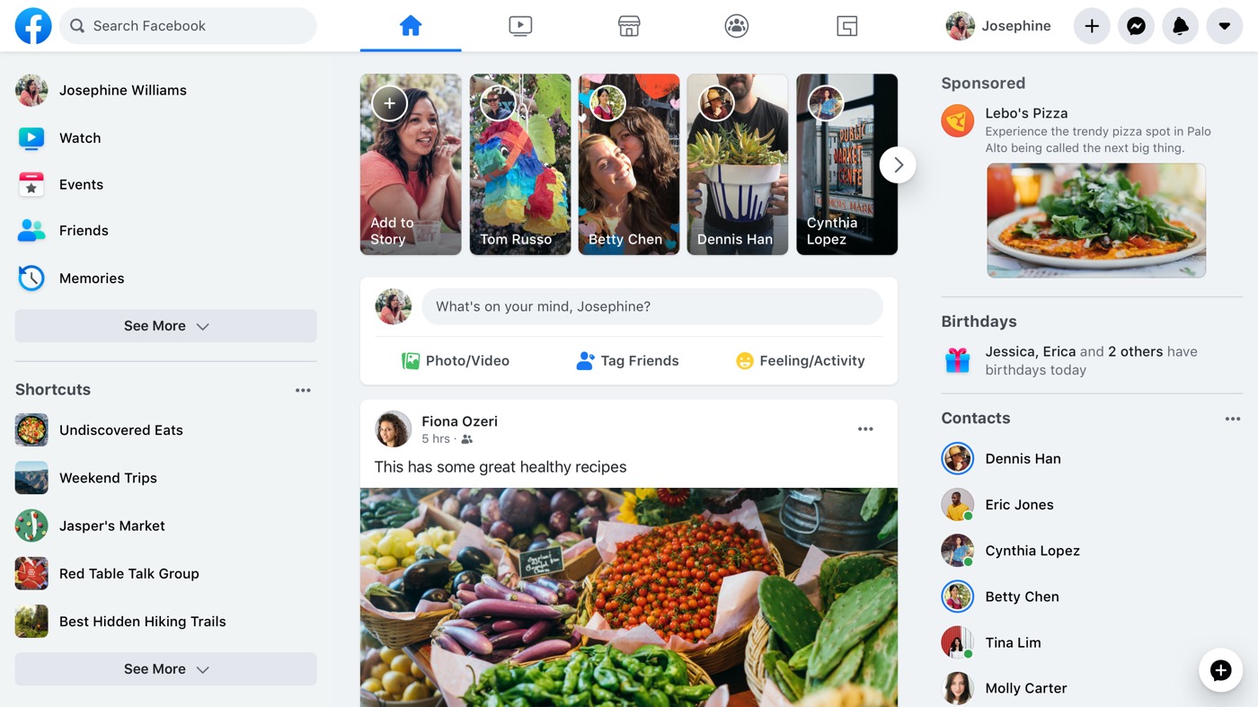 Facebook : la nouvelle interface est maintenant disponible pour tout le ... Facebook : la nouvelle interface est maintenant disponible pour tout le ...