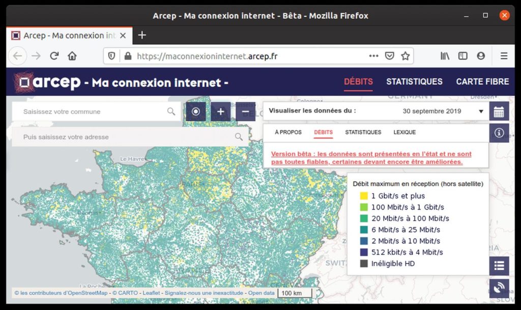 L'Arcep dévoile une cartographie détaillée du réseau internet fixe en France - KultureGeek