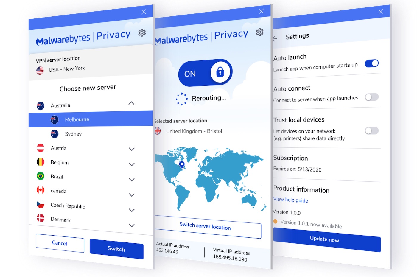 Malwarebytes Privacy : Malwarebytes lance son propre service de VPN ...