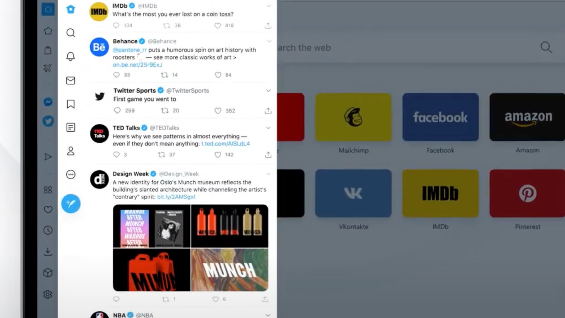 Opera intègre désormais Twitter dans sa barre latérale - KultureGeek