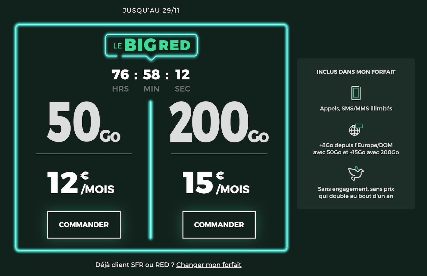 Black Friday : forfait mobile SFR RED 200 Go à 15€/mois - KultureGeek