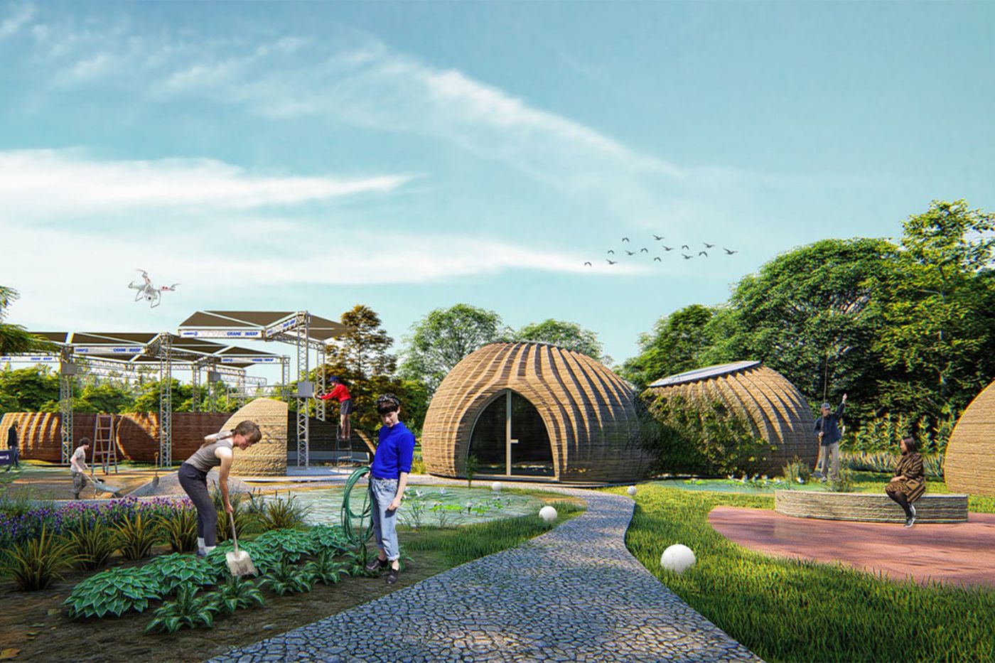 TECLA : une maison imprimée en 3D et (presque) totalement écologique ...