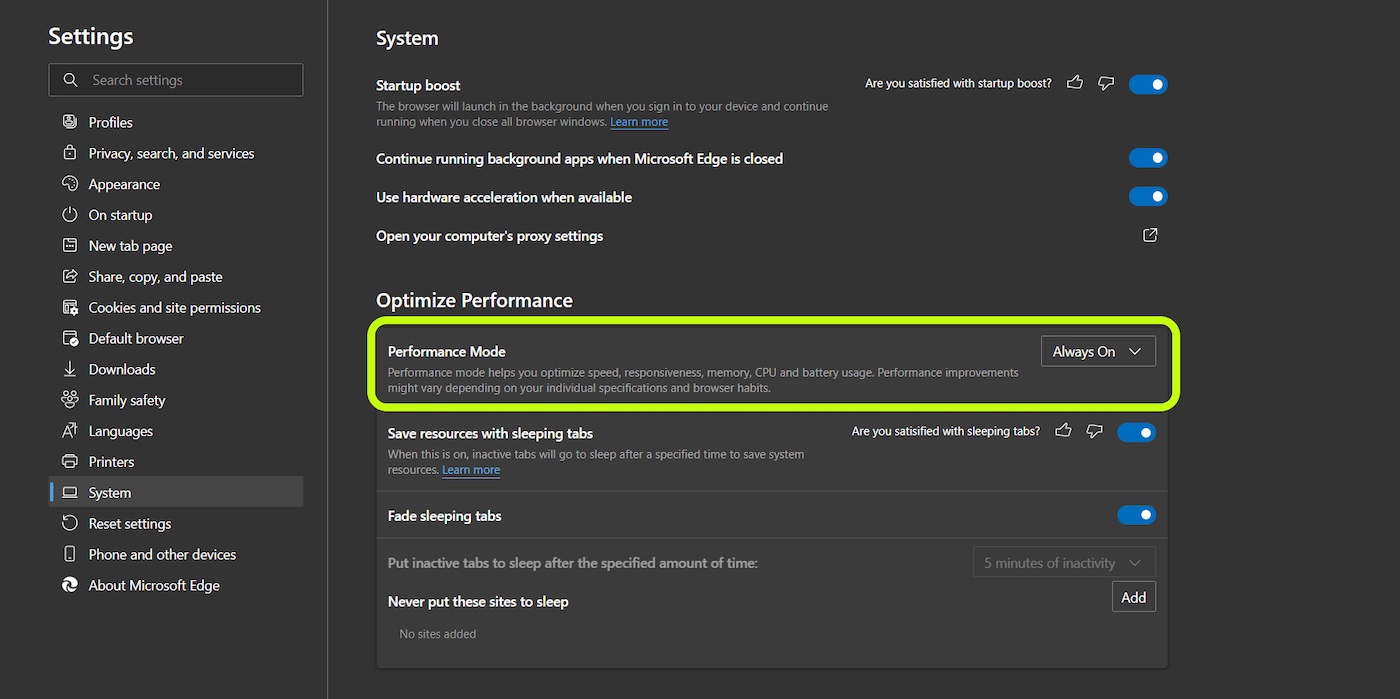Microsoft Edge va être plus rapide avec un mode performance - KultureGeek