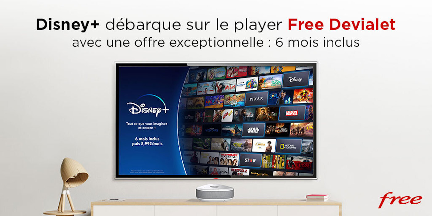 Disney+ arrive sur la Freebox Delta avec Player Devialet et 6 mois ...