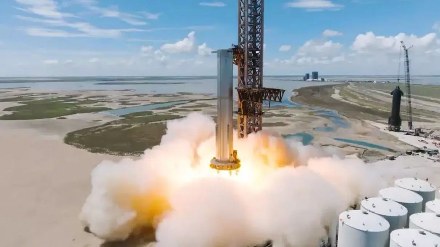 Starship Spacex Réussit Le Test Dallumage Statique Des Moteurs
