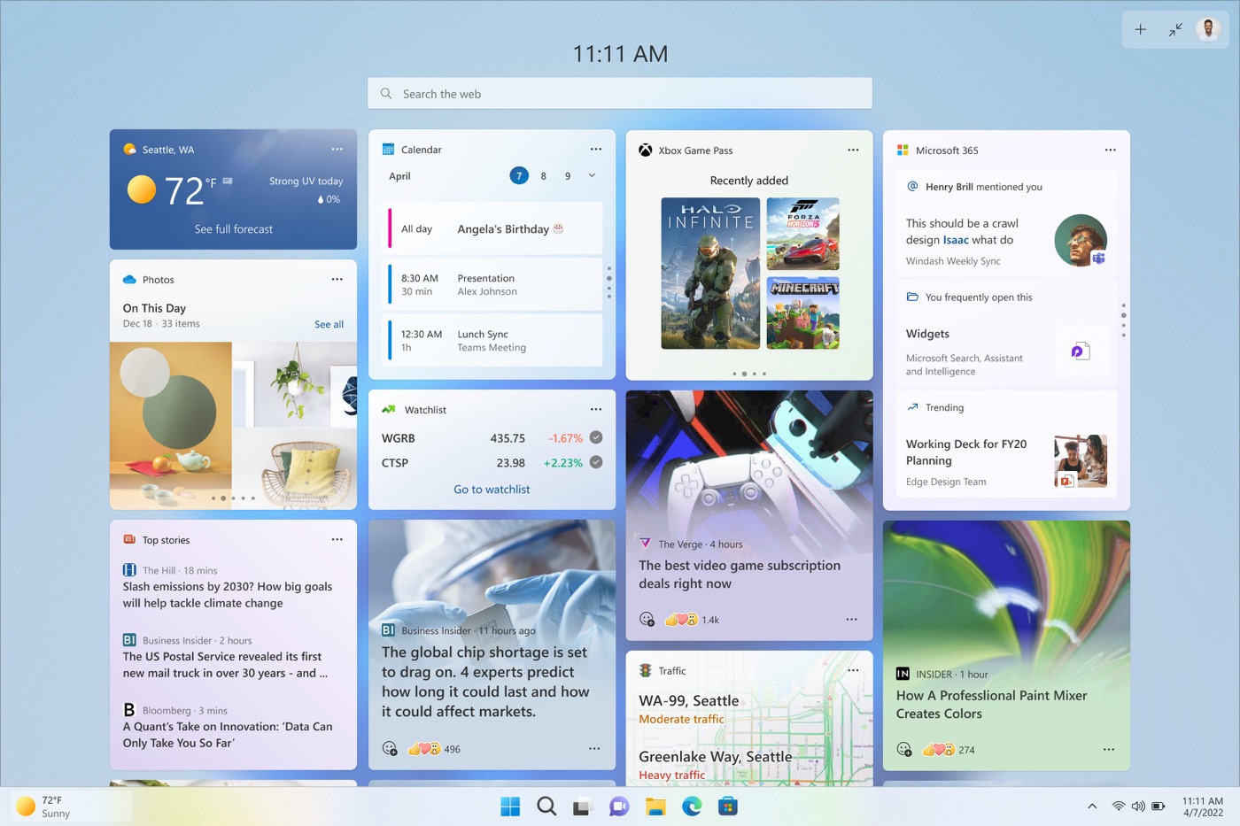 Windows 11 (build 25217) ajoute le support des widgets tiers - KultureGeek Windows 11 (build 25217) ajoute le support des widgets tiers - KultureGeek