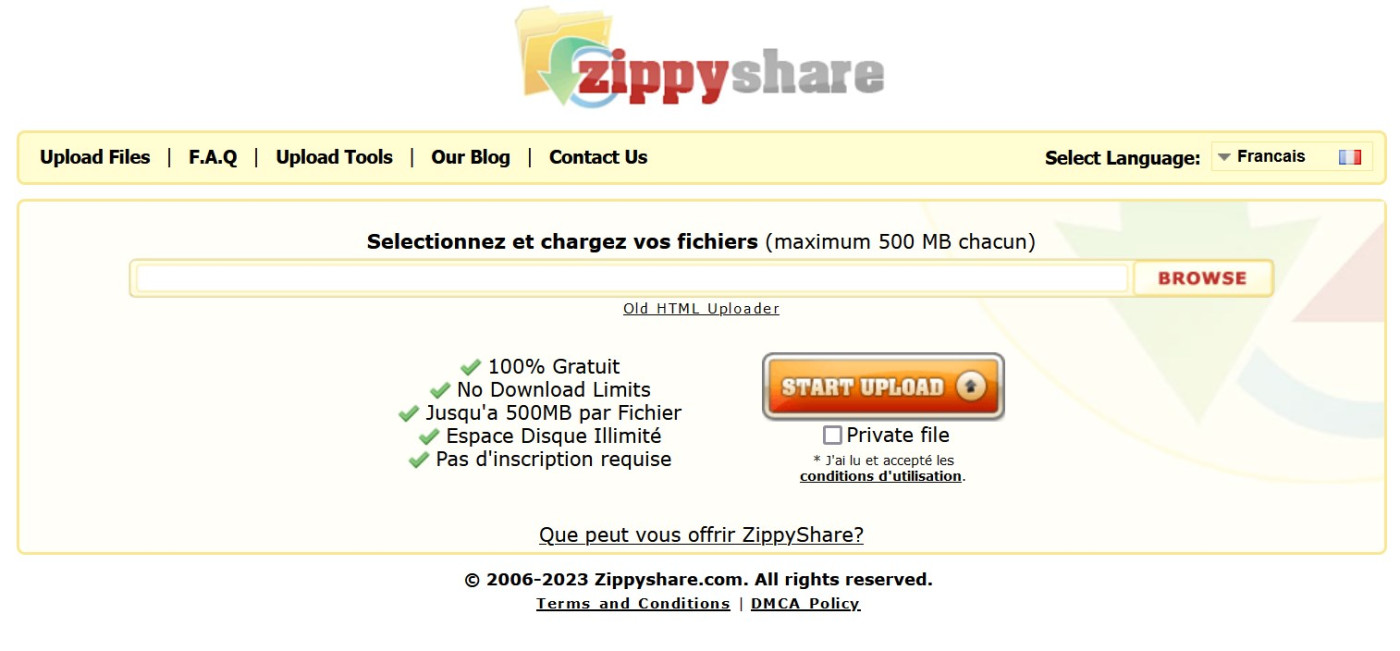 Zippyshare : le site de stockage ferme ses portes et se justifie ...