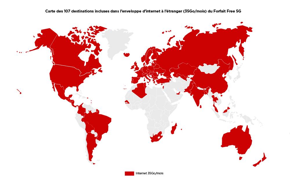 Free Mobile ajoute 6 nouvelles destinations en Amérique latine dans son ...