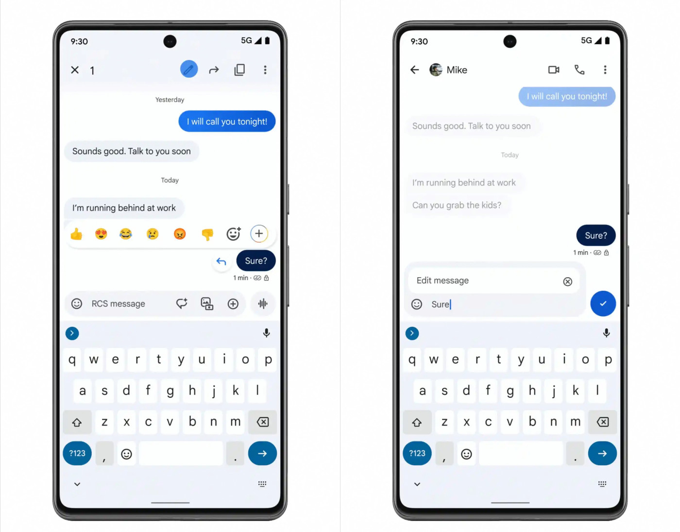Android permet de modifier un message RCS après envoi - KultureGeek