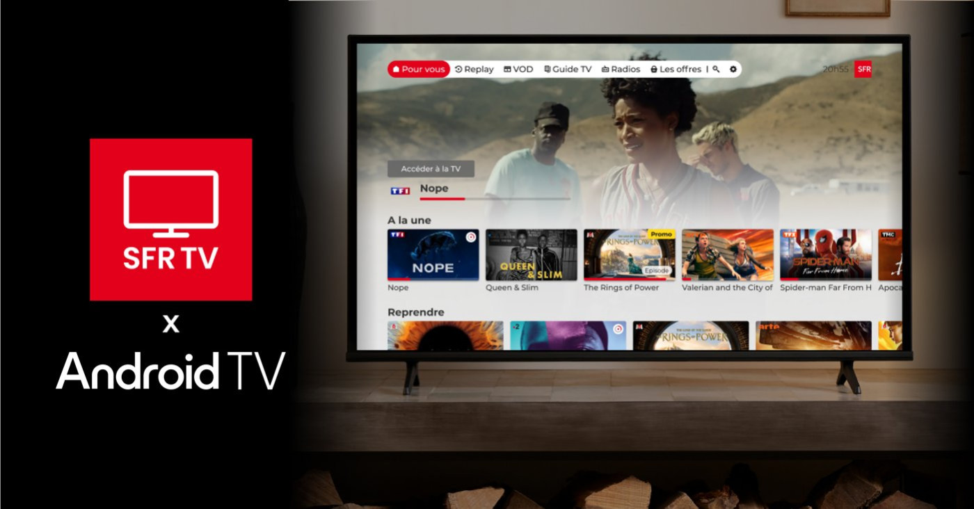 L'application SFR TV est maintenant disponible sur Android TV - KultureGeek