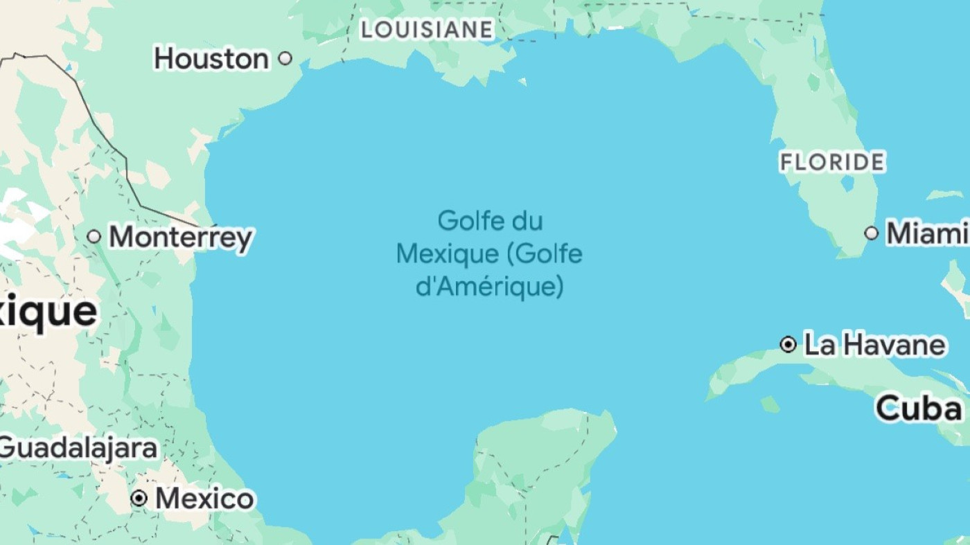 Google Maps renomme le golfe du Mexique en golfe d’Amérique - KultureGeek