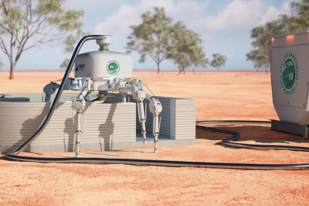 Charlotte : un robot en forme d'araignée capable d'imprimer une maison ...