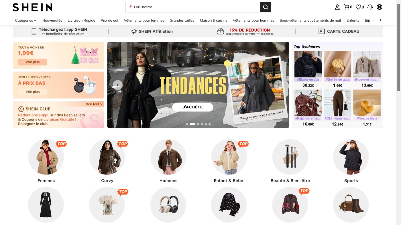 Shein évite le blocage en France : la justice refuse sa suspension ...
