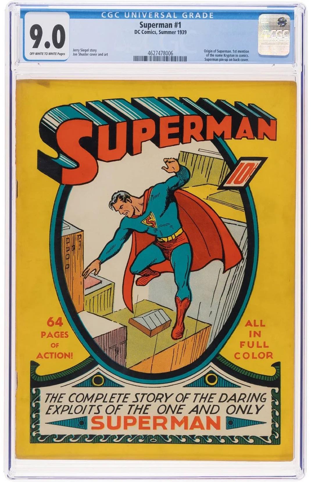 Le tout premier numéro de Superman devient le Comic le plus cher de l ...