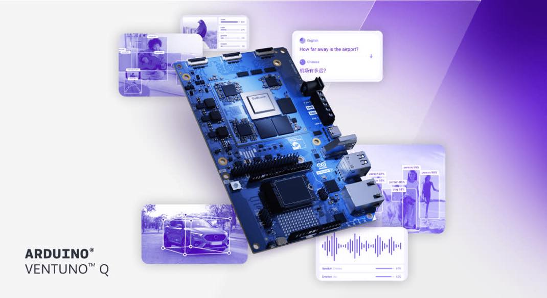 Arduino Ventuno Q : Qualcomm dévoile une carte microcontrôleur taillée ...
